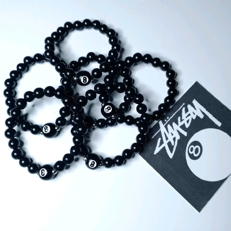 8 BALL INSPIRED BRACELETS PLAIN BLACK | Your-Ecstasy - TikTok Shop ...