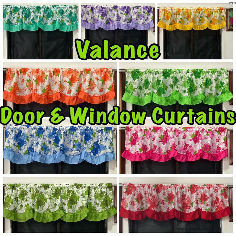 Voltaire VALANCE Curtain for School Window & Door 60x15inches - TikTok ...