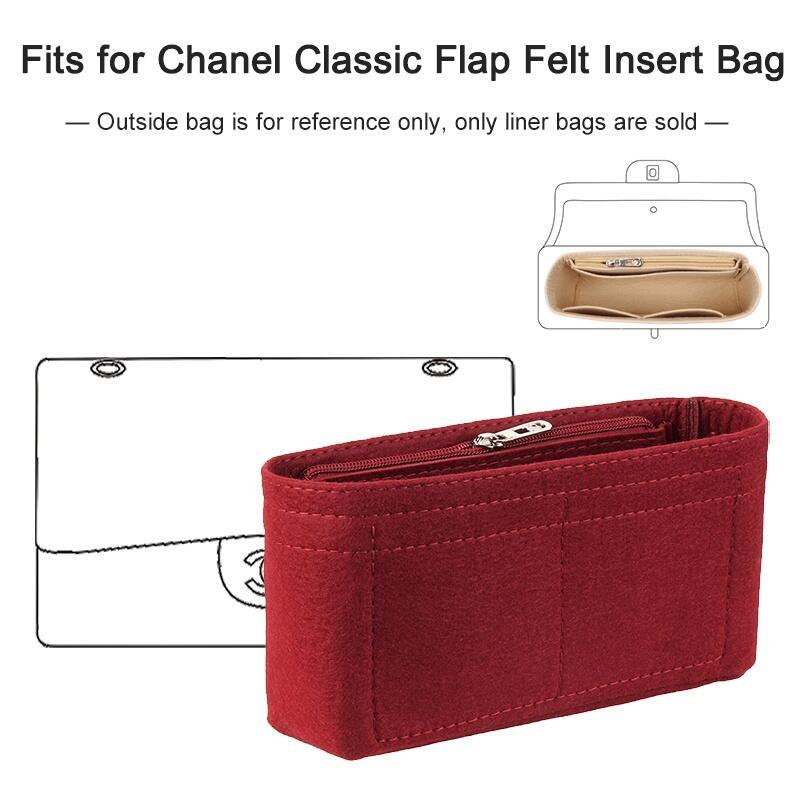 Felt Cloth Insert Fits For Classic Flap Organizer Travel Inner - TikTok ...