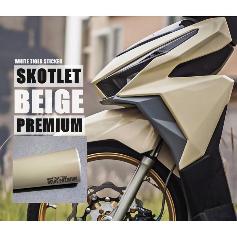 SKOTLET STIKER MOTOR BEIGE PREMIUM SKOTLET BIGE STIKER BEIGE - Shop ...