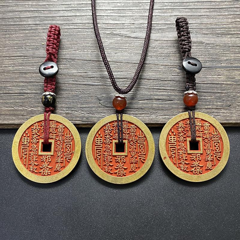 Loket Cinnabar, Jimat Tembaga Tulen, Hiasan Gantung, Syiling - TikTok ...