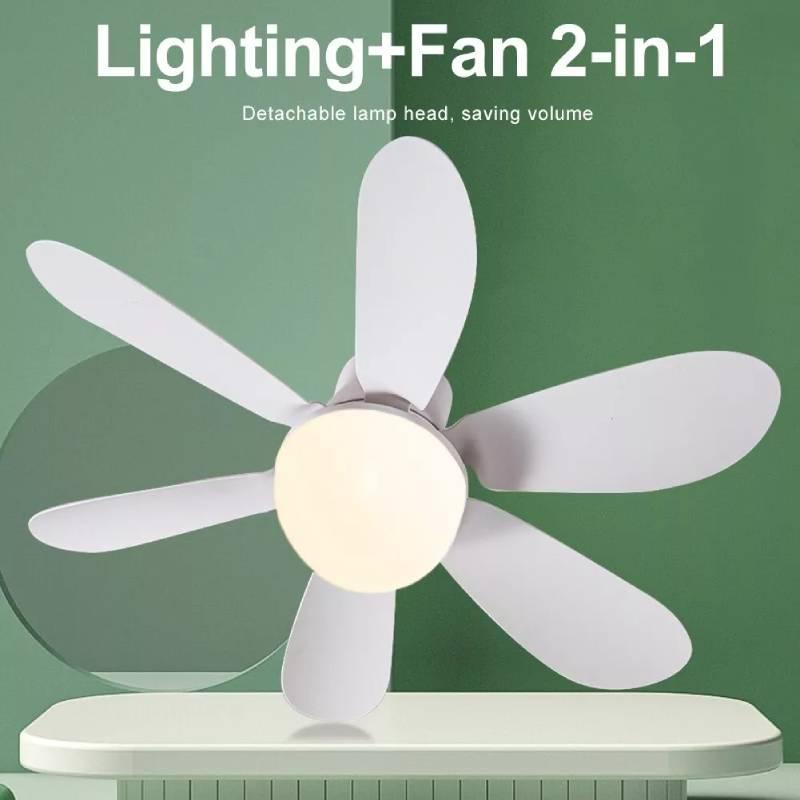 Chic Led Ceiling Fan Light With Plastic Blades And Detachabl - TikTok ...