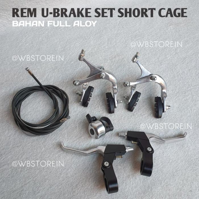 Jual Rem Ubrake Sepeda Balap RB Road Bike Fixie. Rem U-Brake Pendek ...