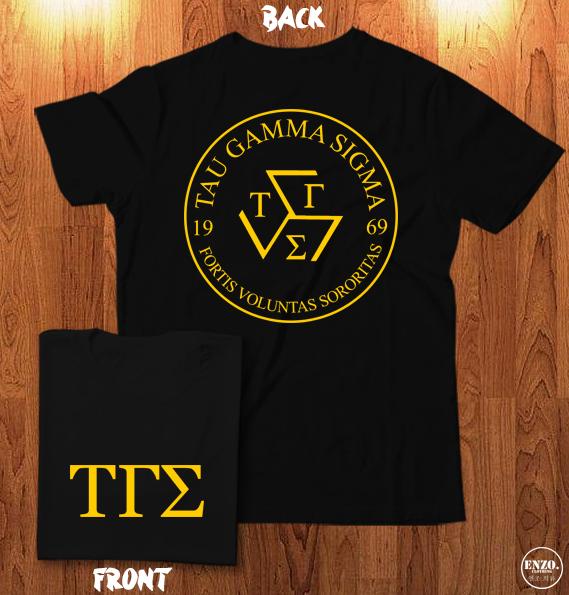 Tau Gamma Sigma Treskelion Frat Cotton T shirt for Men Women - TikTok ...