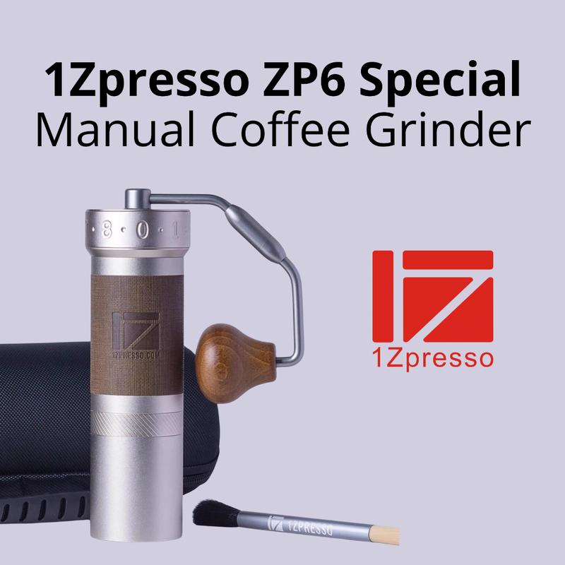 Grinder Kopi 1ZPRESSO ZP6 S Manual Coffee Grinder 48mm Heptagonal Burr ...