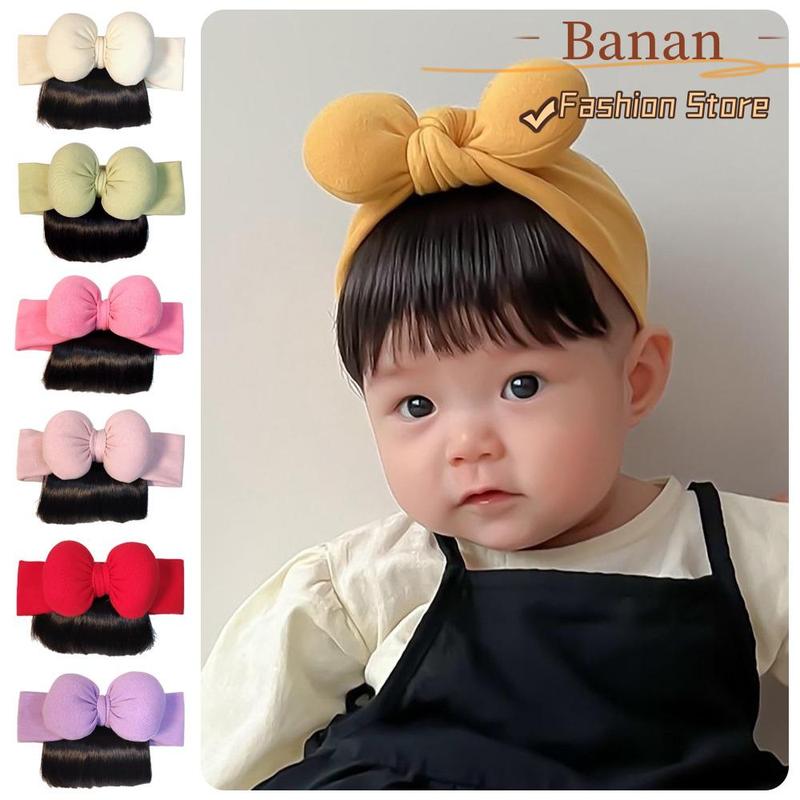 Topi Rambut Palsu Bayi, Gaya Ikatan Simpul, Aksesori Rambut Puteri ...