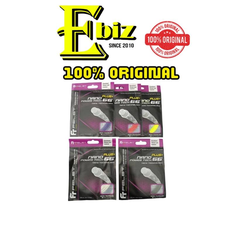 FELET Nano Power Tech 66 Plus Badminton Strings - TikTok Shop Malaysia