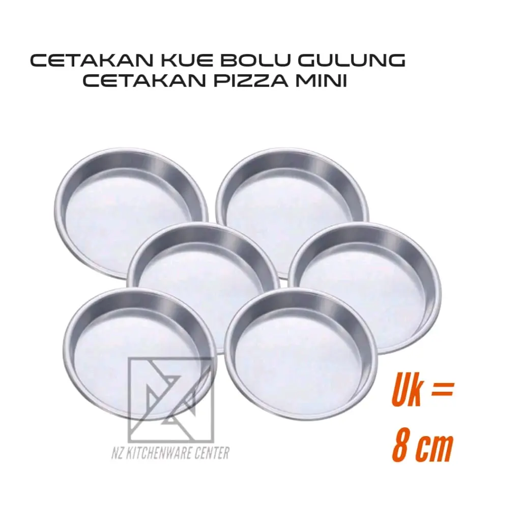 1 SET CETAKAN PIZZA MINI DAN BOLU GULUNG ALUMUNIUM TEBAL Bisnis - Shop ...