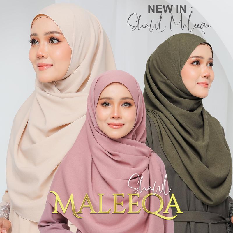 SHAWL MALEEQA by elzahraexclusive - TikTok Shop Malaysia