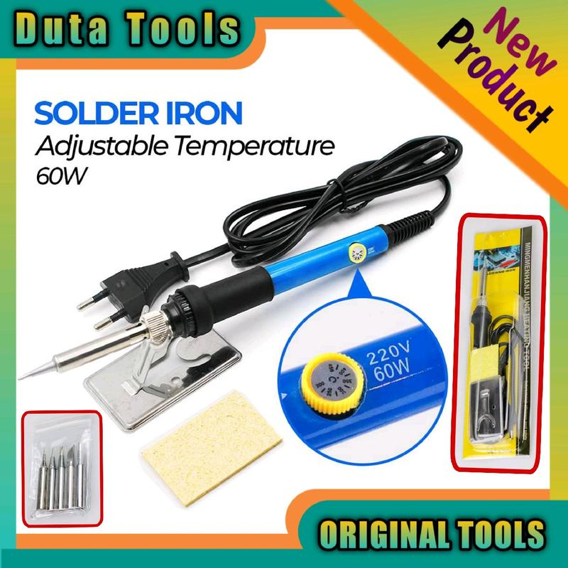 Solder Iron Adjustable Fast Heating 60W with 5 Tips - CS31 - Shop ...