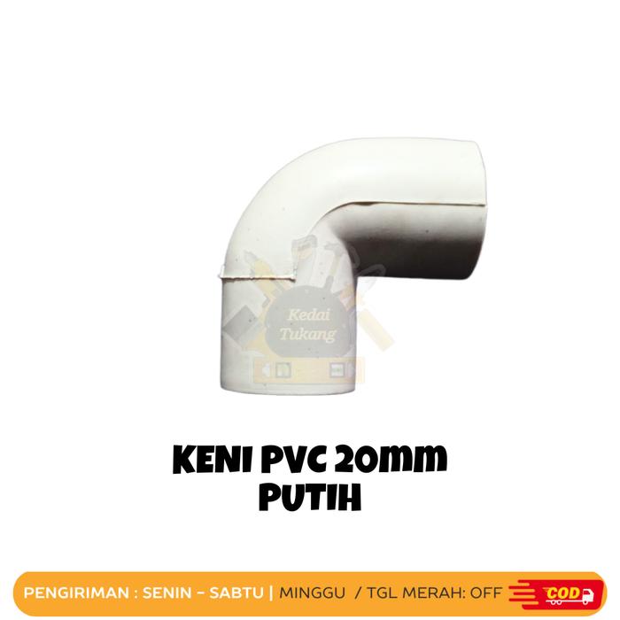 Jual KEDAI TUKANG Knee 20mm Elbow Lbow L bow Kenie Siku Pipa Listrik ...
