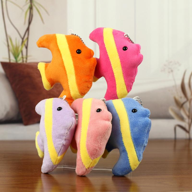 Adorable Cartoon Tropical Fish Plush Toy Colorful Stuffed Animal ...