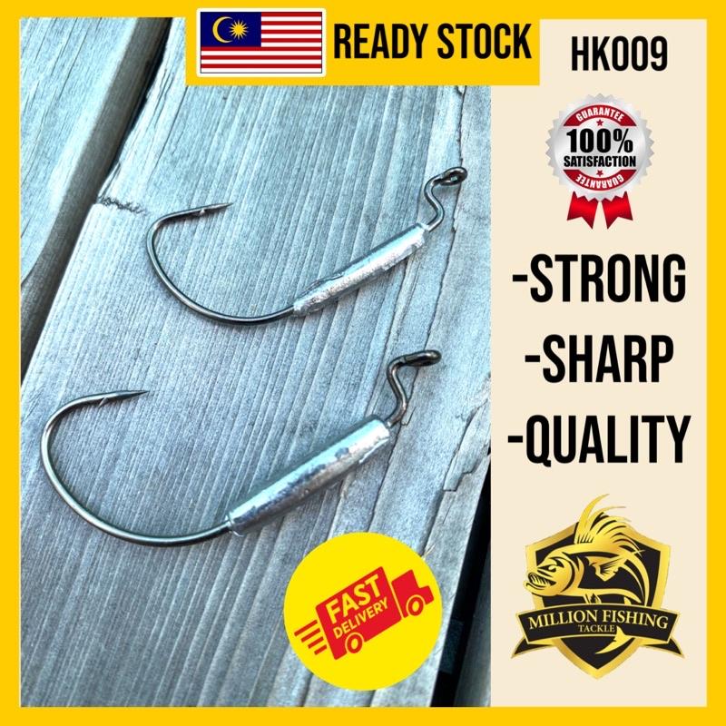 【HK009】5PCS Matakail Lead WEEDLESS HOOK Softplastic soft plastik ...