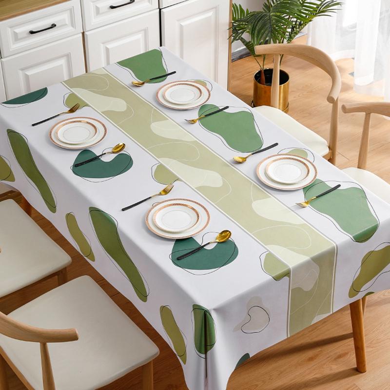 Cross-border Mocha pvc tablecloth wholesale waterproof, oil-proof ...