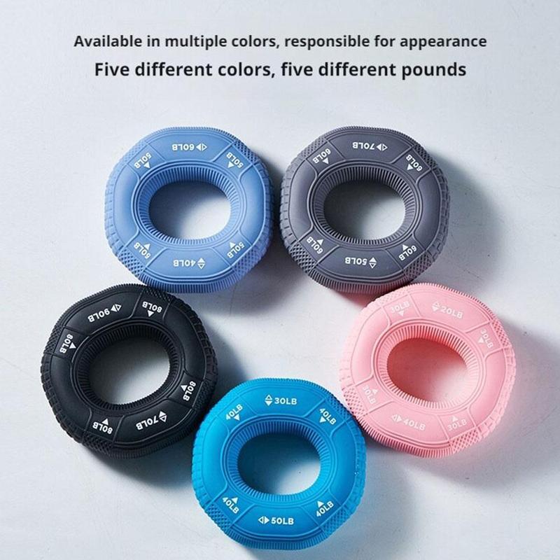Silicone Hand Grip Strengthener Exercise Fitness Gripper Rin - TikTok ...
