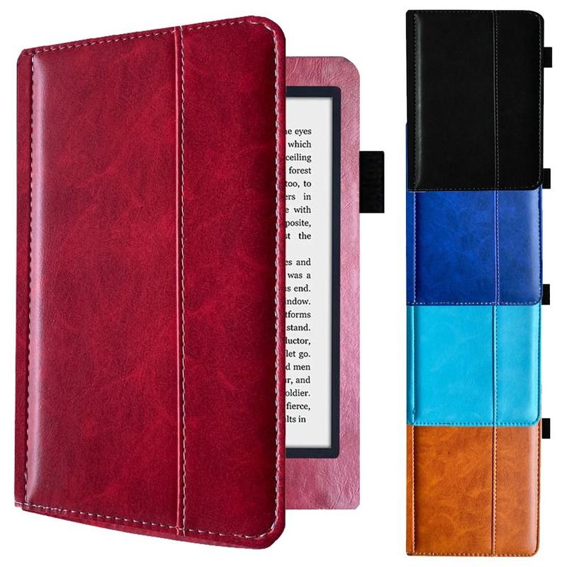 inagg Professional PU Leather 6.8 inch e-Reader Cover Auto Sleep/Wake ...