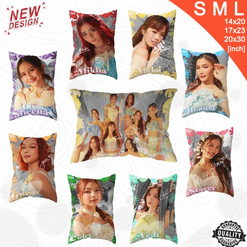 BINI Pillowcase Cushion Cover - Bini Aiah Colet Maloi Gwen - TikTok ...