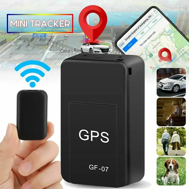 GF07 Mini GPS Tracker - Pelacak Kendaraan Real-Time Terkecil, Dengan ...