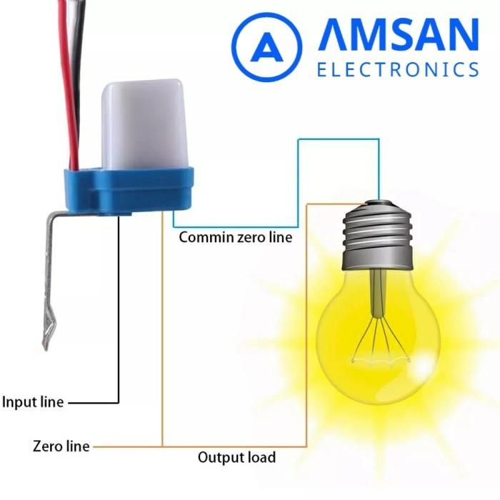 Saklar Sensor Cahaya Otomatis Lampu Jalan LDR DC 12V AC 220V - Shop ...