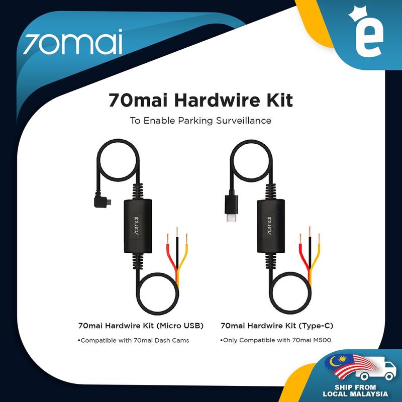 70mai Hardware Kit Hard Wire Fuse Kit - TikTok Shop Malaysia