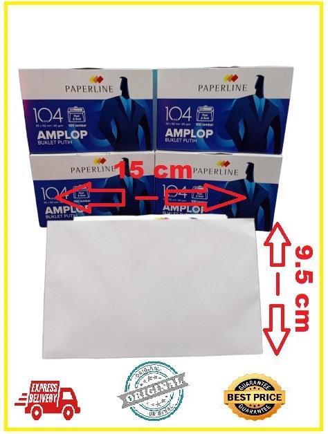 AMPLOP PAPERLINE 104 POLOS / ENVELOPE 104 PPS POLOS - Shop | Tokopedia