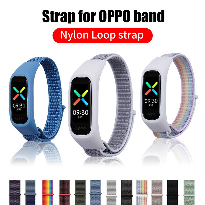 Nylon Bracelet For Oppo Band Nylon Sport loop Watch Belt Wristband ...