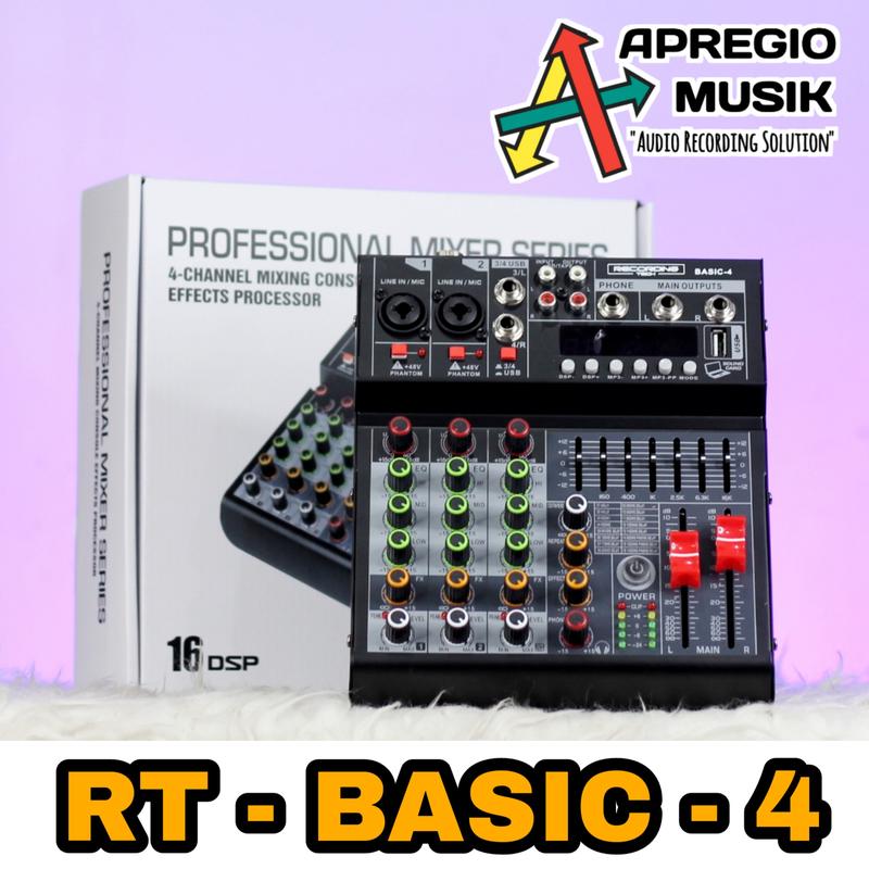 Recording Tech Basic 4 mixer USB with Vocal Karaoke effect - Shop ...