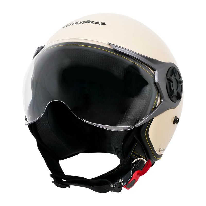 Helm Cargloss YRM Visor Hardcoat Half Face - Avorio Naide - Shop ...