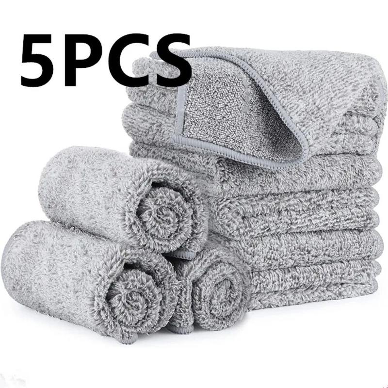 Set Tuala Dapur Microfiber, riyong, 5 Keping, Penyerap, Minyak - TikTok ...