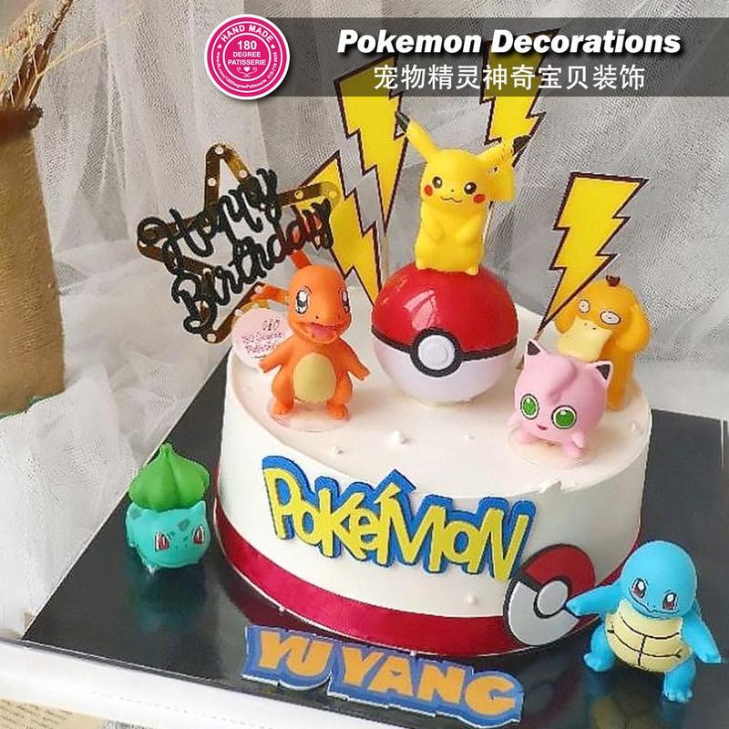 Hiasan Kek Pokemon Pikachu Cake Topper Pokemon Cake Decoration - TikTok ...