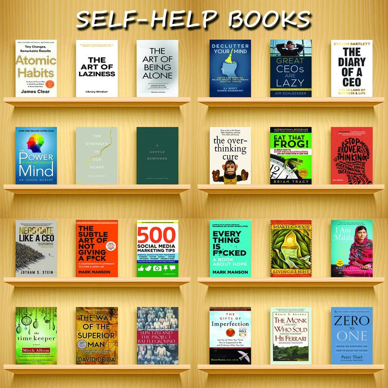 SELF-HELP BOOK BUNDLE SET (paperback) - TikTok Shop Philippines