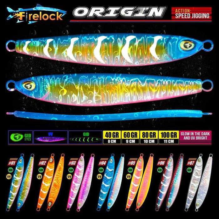 Jual UMPAN PANCING METAL JIG SPEED JIGGING FIRELOCK ORIGIN - #07, 60 gr ...