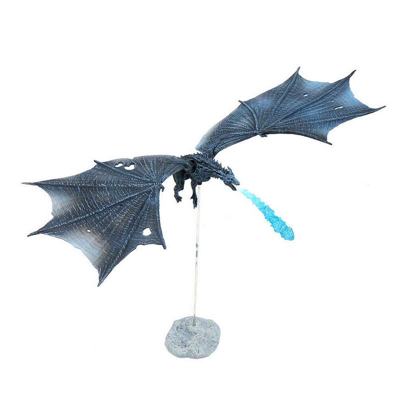Game Thrones Viserion Ice Dragon Action Figure 9-Inch Moveable - TikTok ...