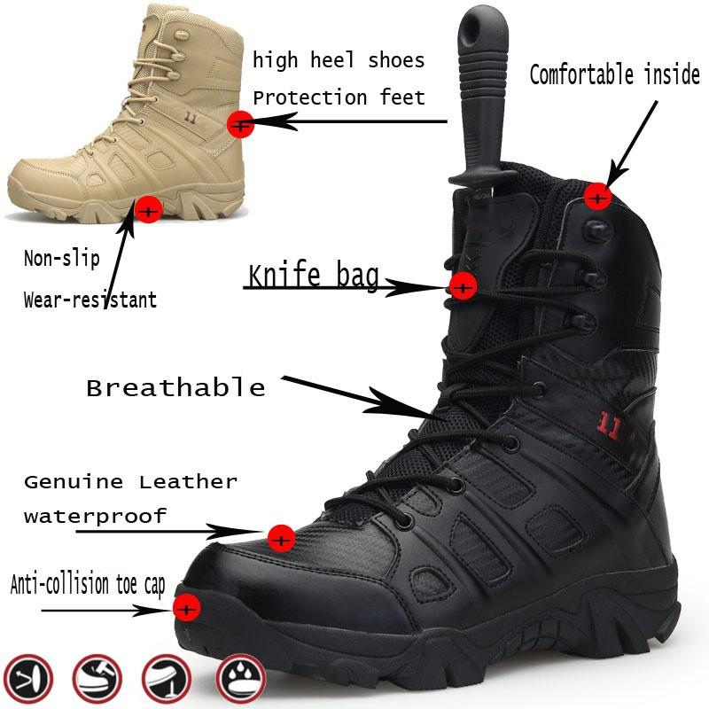 Army 5: 11 and 5AA men's tactical boots, outdoor climbing, high ...