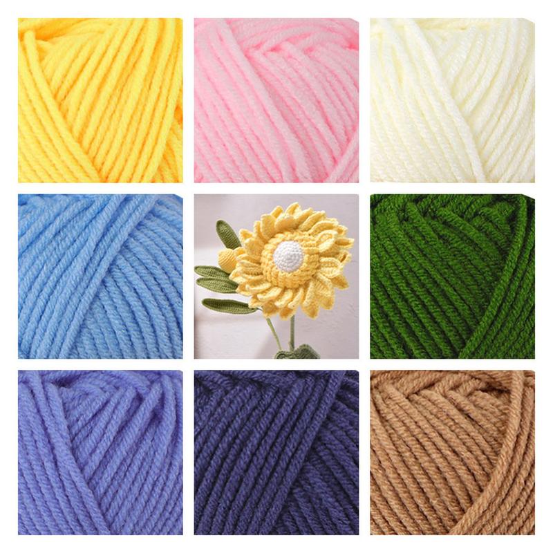 4 Ply Knit Yarn Smooth Yarn Soft Yarn Crochet Yarn Milk Cotton - TikTok ...