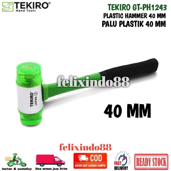 Jual PALU PLASTIK TEKIRO 40 MM / TEKIRO DOUBLE PLASTIC HAMMER 40MM GT ...
