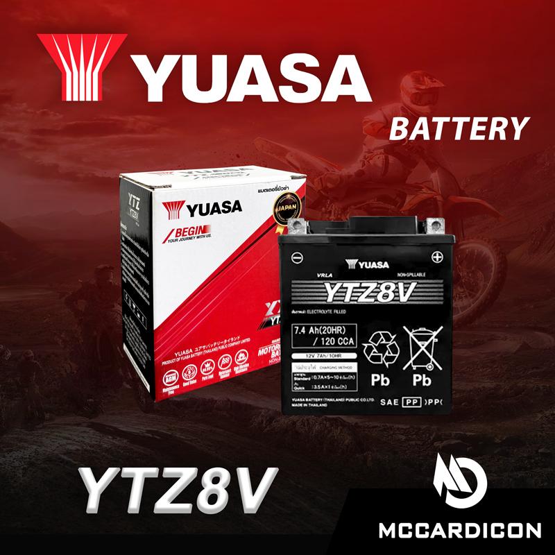 แบตเตอรี่แห้งพร้อมใช้งาน ยัวซ่า (Yuasa) YTZ8V สำหรับ CRF250, - TikTok ...