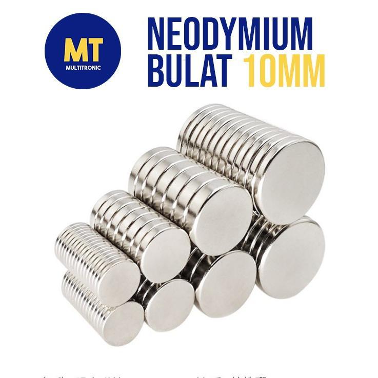 Magnet Neodymium Bulat Diameter 10mm - Shop | Tokopedia