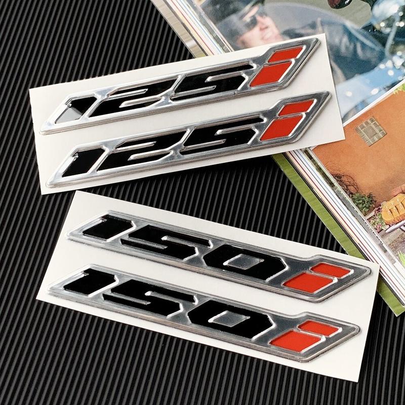 Stickers for motorcycle 3D CLICK Emblems Logo Decal Tank Helmet ...