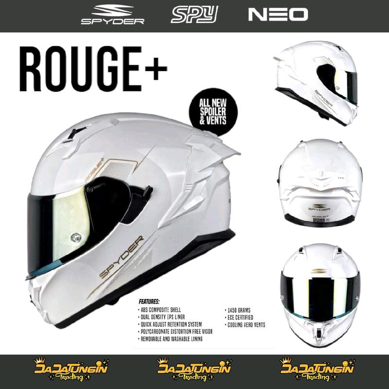 SPYDER ROGUE Dual Visor Helmet w/ Free Extra Clear Visor and - TikTok ...