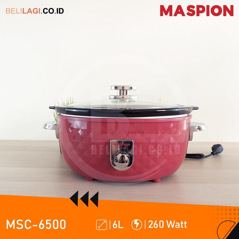 Maspion Slow Cooker MSC 6500 Merah - Shop | Tokopedia