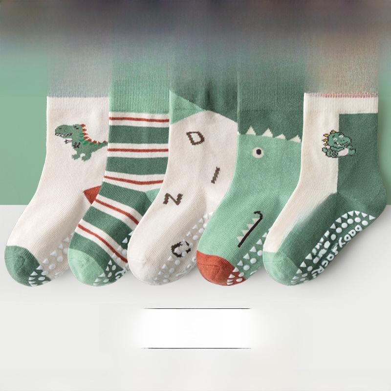 Minqi Autumn and Winter Dispensing Floor Non-Slip Socks Wholesale ...