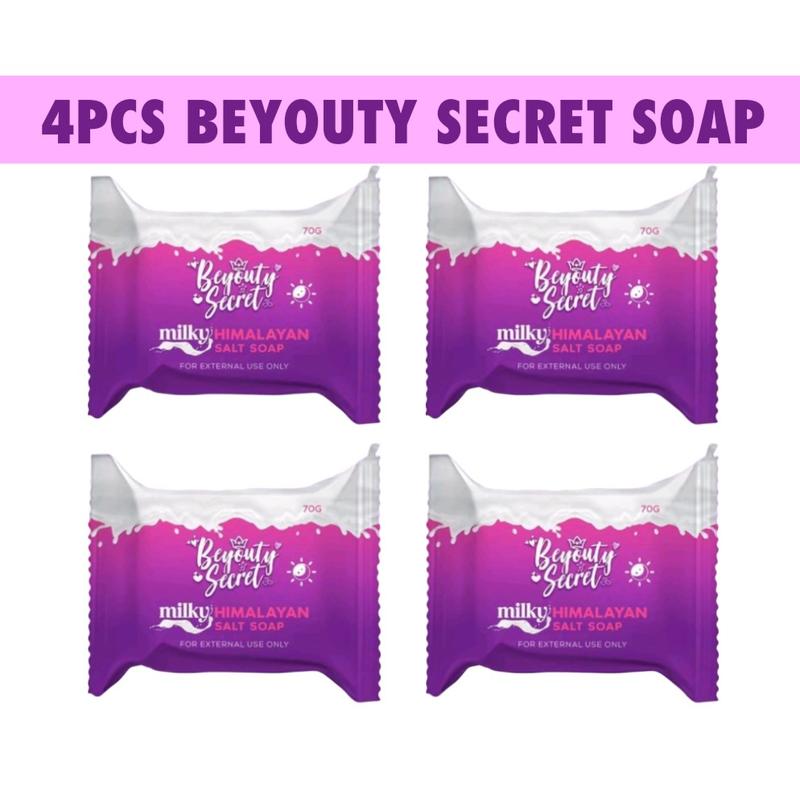 4PCS BEYOUTY SECRET SOAP BY HAZEL GRACE (MILKY HIMALAYAN SOAP) - TikTok ...