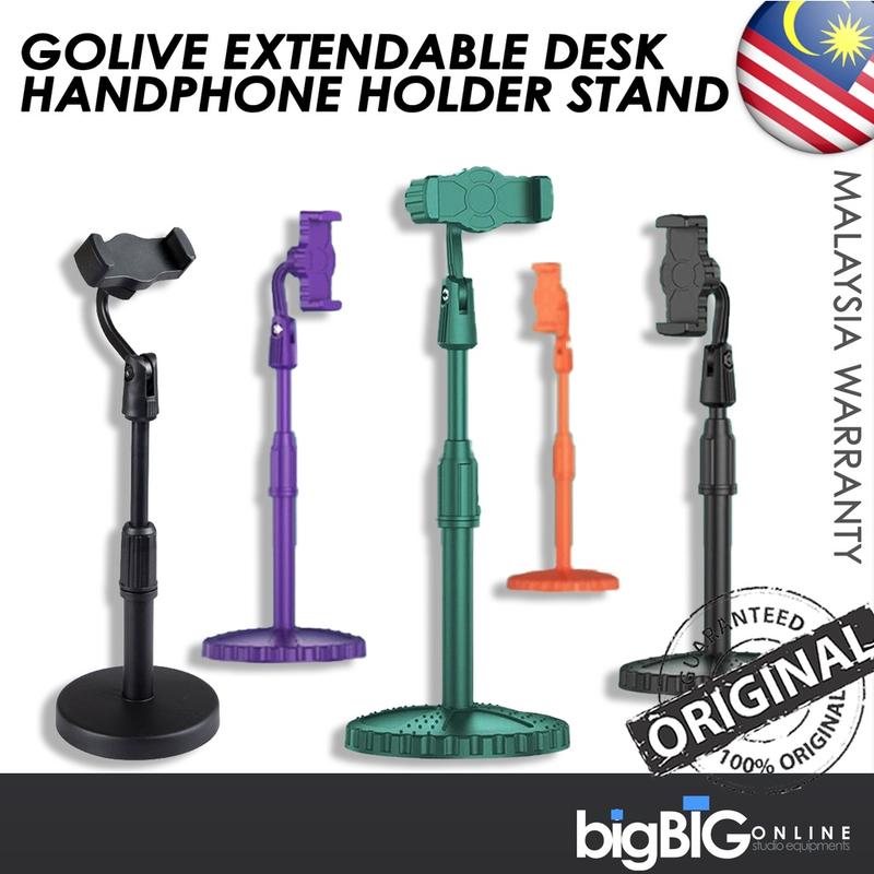 Golive Extendable Desk Handphone (HB-1) Table Tripod Holder Stand ...