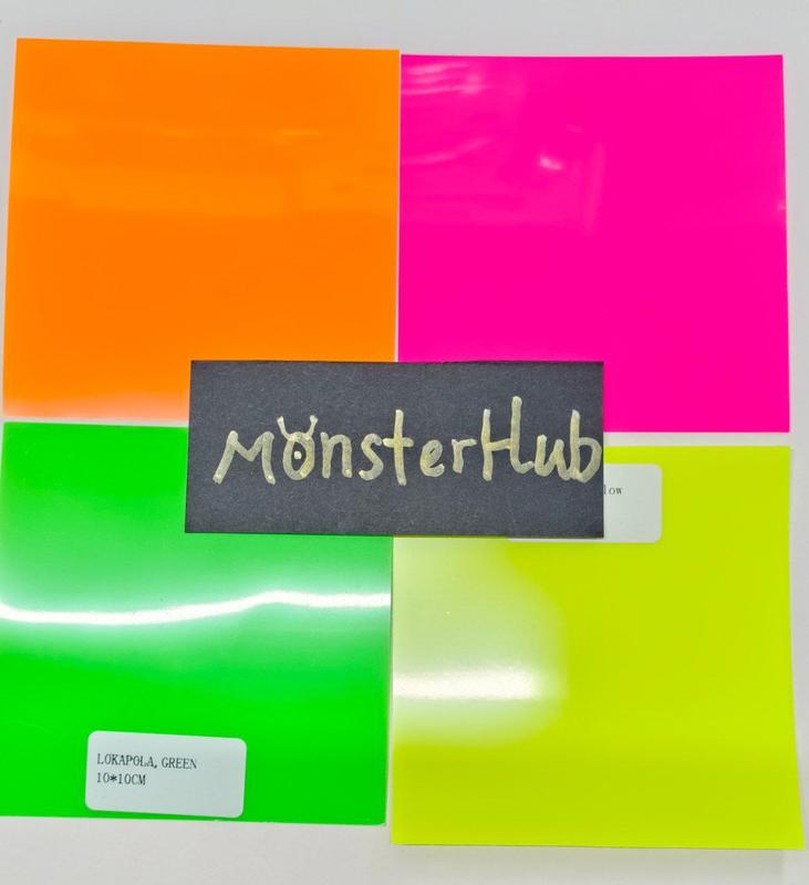 Back/Inner Polarizer Film for Watch LCD screen Sharp color Pink+Green ...