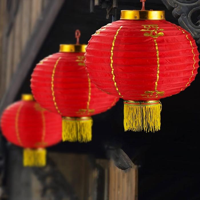 Jual Lampion Imlek Gantung Lampion Kain Sutra dan Bludru Besar Premium ...
