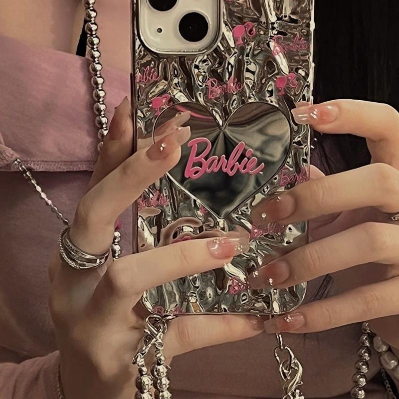 Sarung Telefon Barbie Cinta Cermin, Gaya INS, Serasi dengan Apple ...