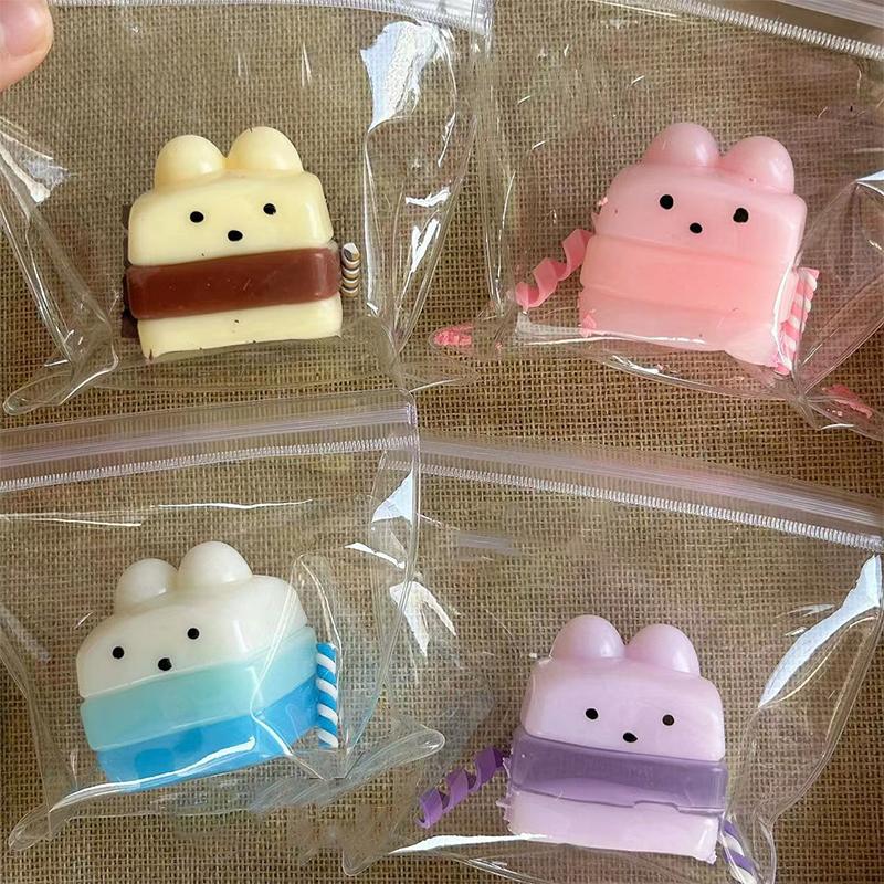 Cartoon Rabbit Sandwich Stress Relief Toy Slow Rebound Toy Anti-stress ...