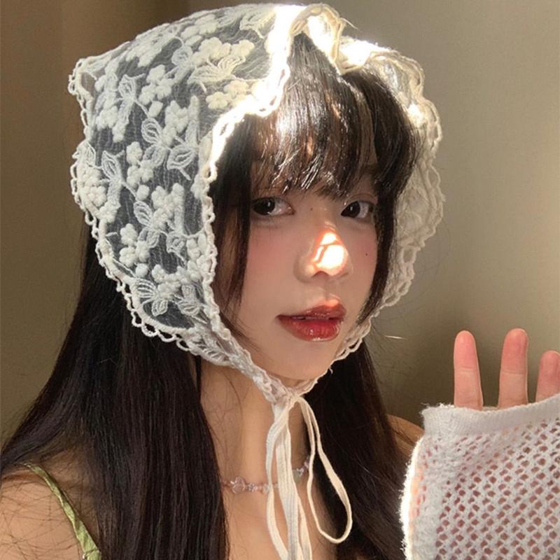 Turban Bandana, Gaya Desa Vintaj, Balutan Segitiga, Tudung Renda ...