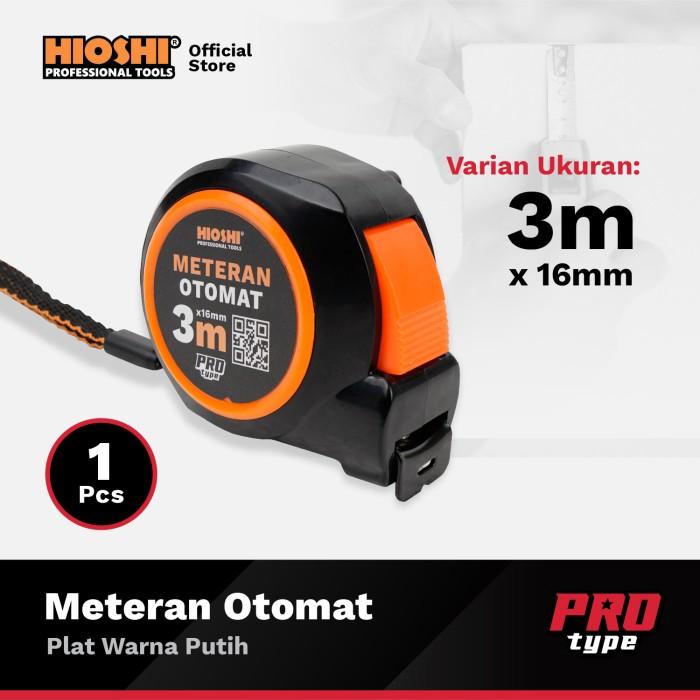 Jual HIOSHI /Meteran/OTOMAT/PLAT PUTIH/Rol Meter/Selflock /3m 5m 7.5m ...